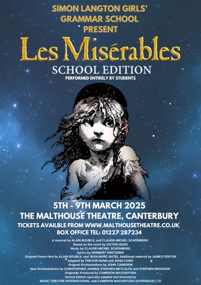 Les Misérables Performance - Staff Reviews - News - Simon Langton Girls ...